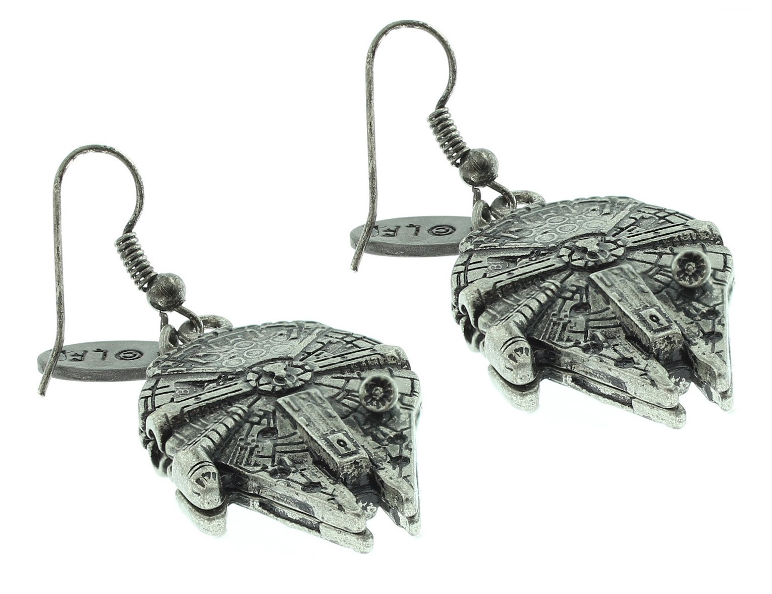 Star Wars Millennium Falcon 3D Dangle Earrings