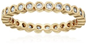 gorjana candice gold shimmer ring, size 6