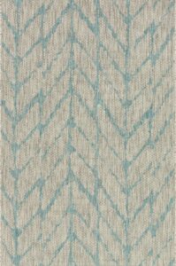 loloi isle collection ie-02 mist/aqua 5'-3" x 7'-7" area rug