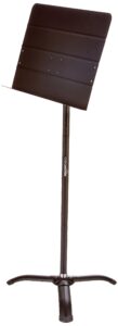 amazon basics portable sheet music stand - black