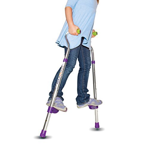 Original Walkaroo Wee Balance Stilts Lite (Aluminum) for Active Play with Adjustable Height for Little Kids & Beginners Ages 4 and up to 110lbs