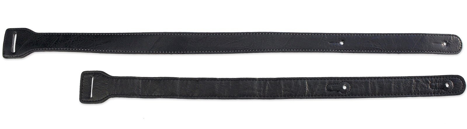 Walker & Williams XL-60 Black Guitar Strap Extender Lengthens W&W Straps Up To 60" For Acoustic, Electric, And Bass Guitar Straps