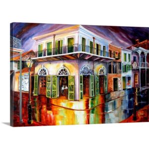 canvas on demand old absinthe house canvas wall art print by diane millsap, contemporary, home decor, artwork, 24"x16"