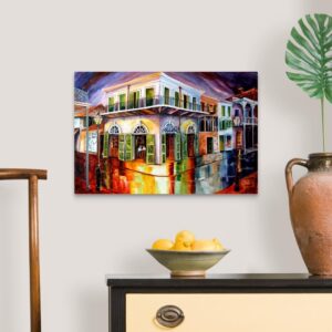 CANVAS ON DEMAND Old Absinthe House Canvas Wall Art Print by Diane Millsap, Contemporary, Home Decor, Artwork, 24"x16"