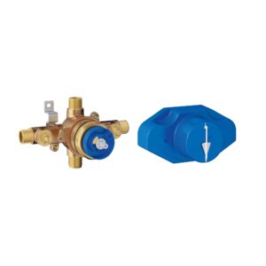 grohe 35015001 grohsafe universal pressure balance rough-in valve, blue