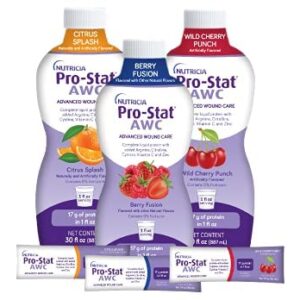 Pro-Stat Advanced Wound Care (AWC), Concentrated Liquid Protein Medical Food - Wild Cherry Punch Flavor, 30 Fl Oz bottle