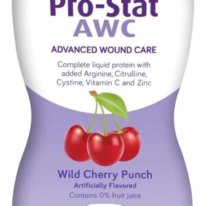 Pro-Stat Advanced Wound Care (AWC), Concentrated Liquid Protein Medical Food - Wild Cherry Punch Flavor, 30 Fl Oz bottle