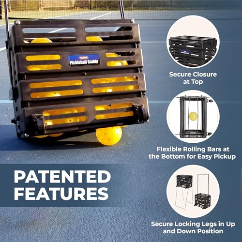 Tourna Pickleball Deluxe Caddy with Wheels