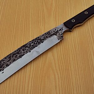 Poshland REG-Q-540- Custom Handmade Hi Carbon Steel(1095) Full Tang 13.3" Inches Nakiri Knife.