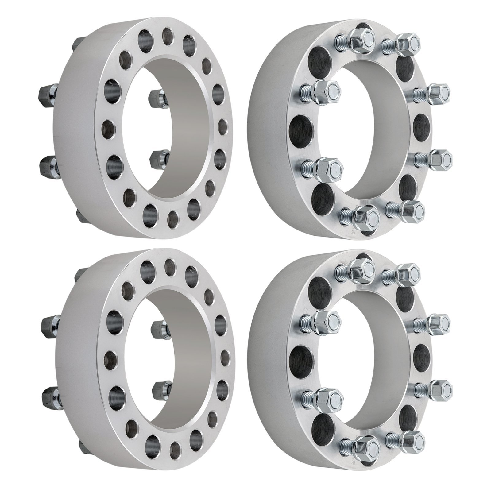 DCVAMOUS 4PC 8x170 Wheel Spacers 2 Inch with 14x2 Studs Compatible with Ford 8 Lug for 1999-2016 F250 F350 & Super Duty (Truck must be with M14x2 Lugs) | 1999-2002 Excursion