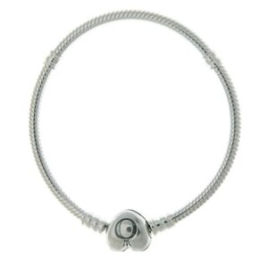 PANDORA Bracelet Sterling Silver, Heart Clasp