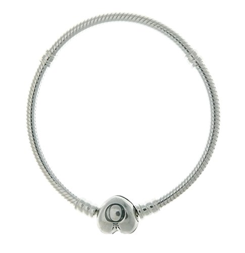 PANDORA Bracelet Sterling Silver, Heart Clasp