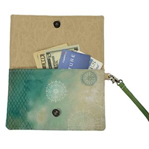 Woman of Faith Wristlet Wallet, Birthday, Christmas, and Mother's Day Gift for Women, 7-inches by 4.5-inches, by Abbey & CA Gift