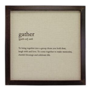 cathedral art, one size, definition plaque-gather, multicolored, multi