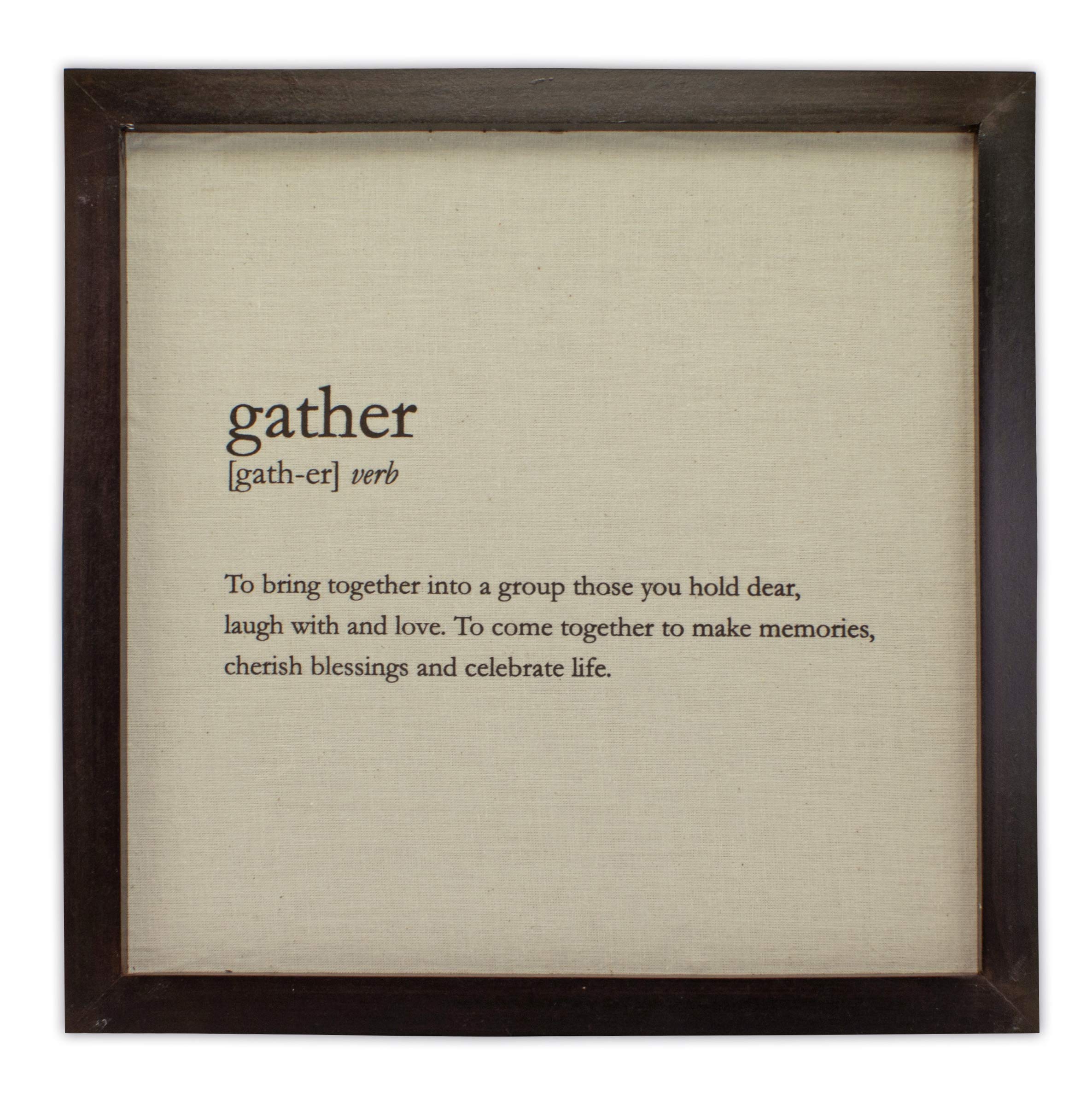 Cathedral Art, One Size, Definition Plaque-Gather, Multicolored, Multi