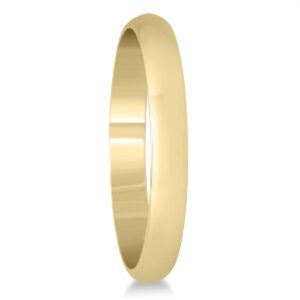 SZUL 2mm Domed Wedding Band in 14K Yellow Gold