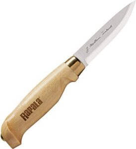 rapala hunting classic drop pt. knife, birch