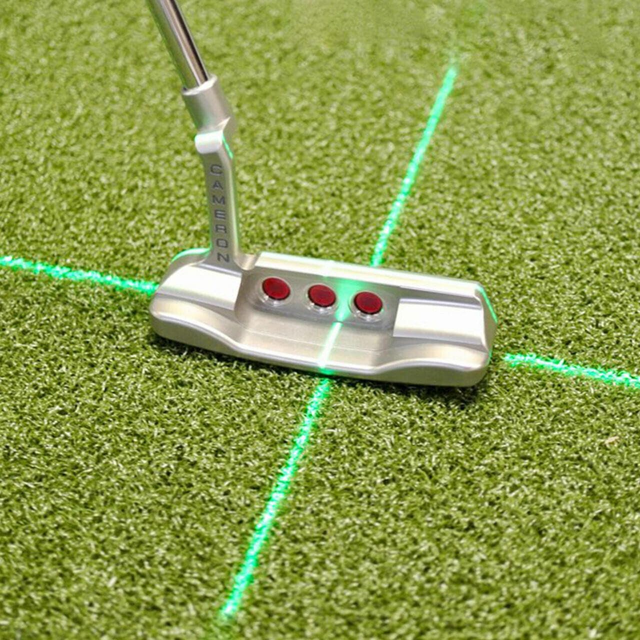 Eyeline Golf Groove+ Laser, Alignment Training Aid, Durable, with High Grade Glass Lens & Polycarbonate Shaft Connector, Easy to Use Golf Tool, Right Hand Orientation, Perfect for Golf Practice