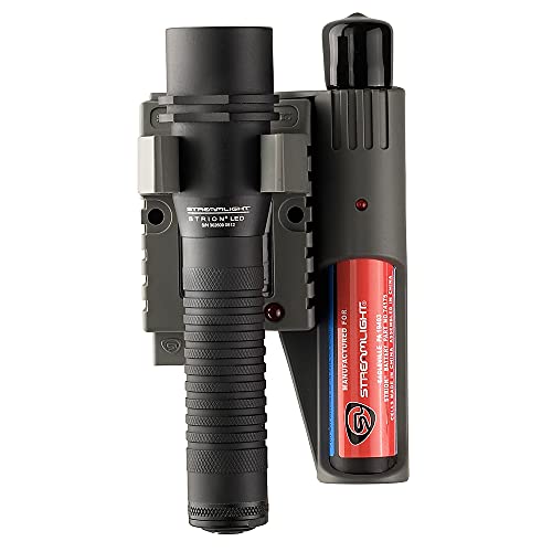 Streamlight 74778 Strion LED HL 615-Lumen Recahrgeable Professional Flashlight with 120V/100V/12V DC Piggyback Charger, Black