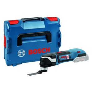 bosch professional gop 18 v-28 cordless multi-cutter + paiz 32 apb starlockplus bim plunge cut saw blade (without battery and charger) - l-boxx