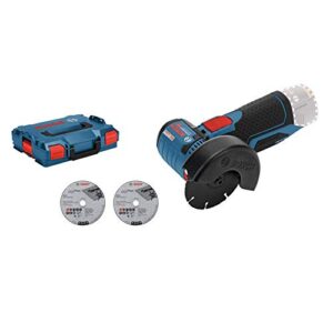 bosch angle grinder gws 10.8 v ec drill solo in l-boxx solo without battery charger