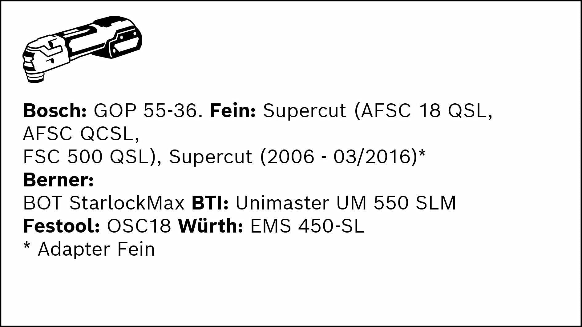 Bosch 2608662575 Universal Joint Cutter"Maii 32 S" 2.76inx32mm