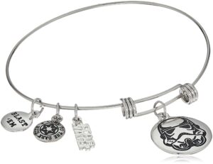 star wars official licensed jewelry stormtrooper high grade stainless steel expandable charm bracelet for women, 7.5"" (sales1swmd). available in silver.