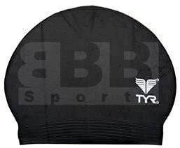 TYR Latex Adult Swim Cap Black