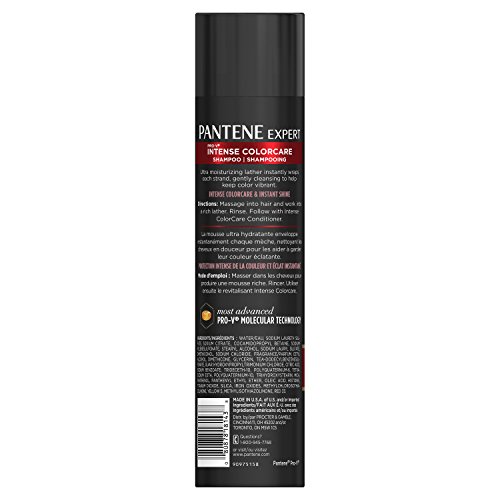 Pantene Expert Pro-V Intense Color Care Shampoo, 9.6 Fluid Ounce