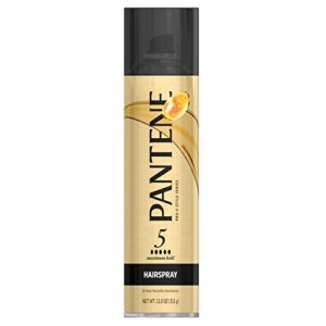 pantene pro-v level 5 maximum hold hairspray for maximum hold, texture and finish, 11 oz