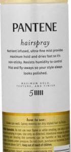 Pantene Pro-V Level 5 Maximum Hold Hairspray for Maximum Hold, Texture and Finish, 11 oz