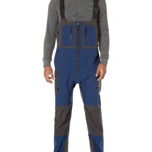 FROGG TOGGS Men's Pilot II Guide Waterproof Breathable Rain Bib, Large, Dust Blue/Slate