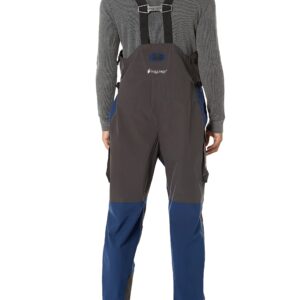 FROGG TOGGS Men's Pilot II Guide Waterproof Breathable Rain Bib, Large, Dust Blue/Slate