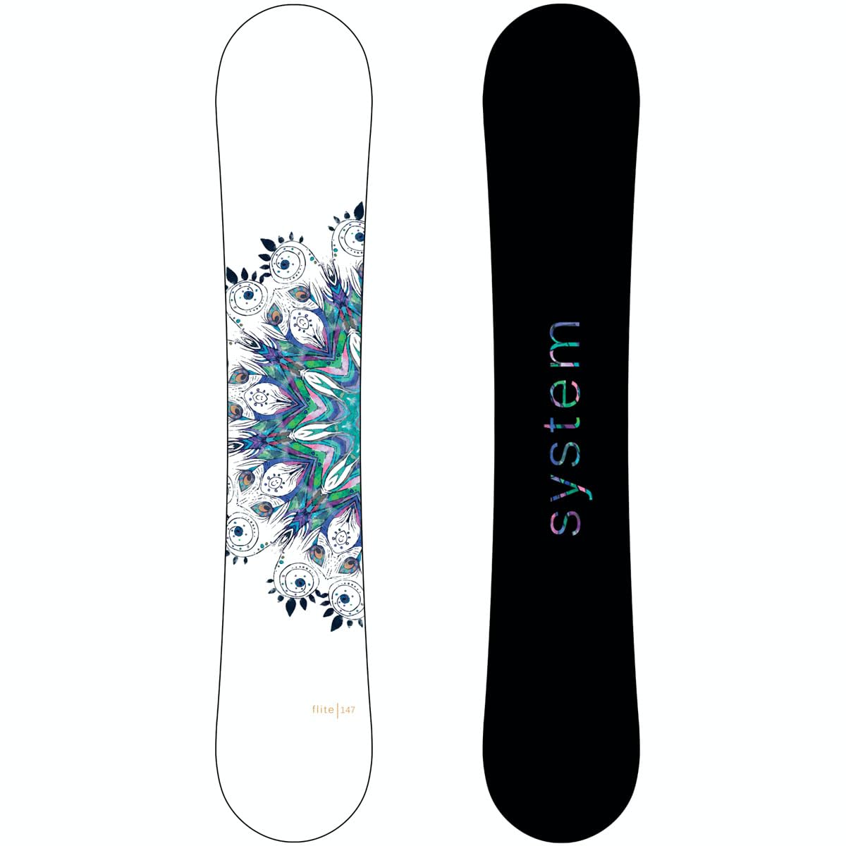 Package-System Flite Women's Snowboard-149 cm-Siren Mystic Bindings-Siren Lux Women's Snowboard Boots-10