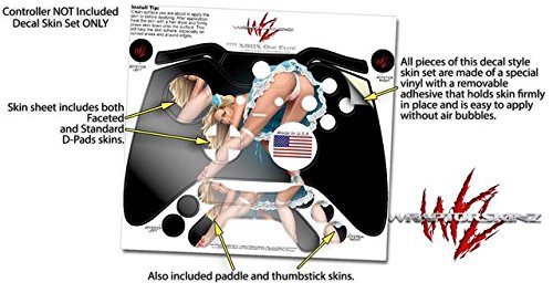 Alice Pinup Girl - WraptorSkinz Decal Style Vinyl Skin Wrap compatible with XBOX One ELITE Wireless Controller (CONTROLLER NOT INCLUDED)