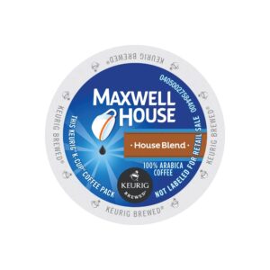 maxwell house blend coffee k cup single serve, 24 count