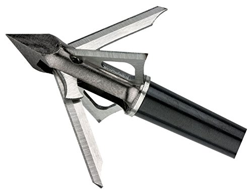 Muzzy Trocar HBX Hybrid 4 Blade Crossbow Broadhead, 100 Grain