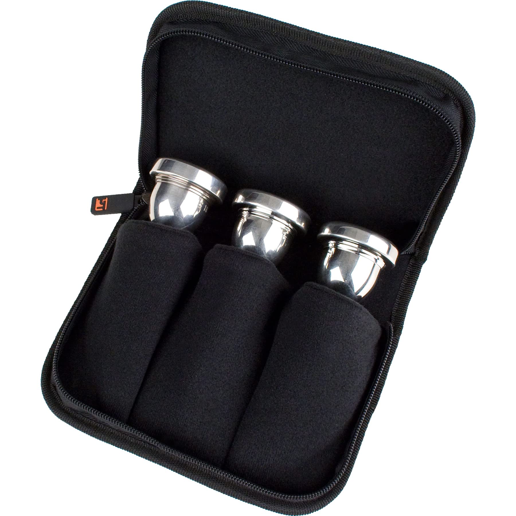 Pro Tec A212ZIP Triple Tuba Mouthpiece Pouch with Zipper Closure