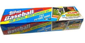 topps baseball cards the official 1992 complete set (792 picture cards)