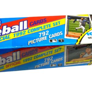 Topps Baseball Cards The Official 1992 Complete Set (792 Picture Cards)