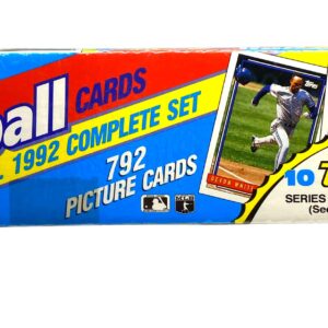 Topps Baseball Cards The Official 1992 Complete Set (792 Picture Cards)