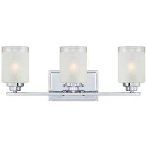 westinghouse 63438a hansen 3 light indoor wall fixture, chrome