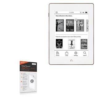 BoxWave Screen Protector Compatible With Barnes & Noble Nook GlowLight Plus (2015 Edition 6 in) - ClearTouch Anti-Glare (2-Pack), Anti-Fingerprint Matte Film Skin