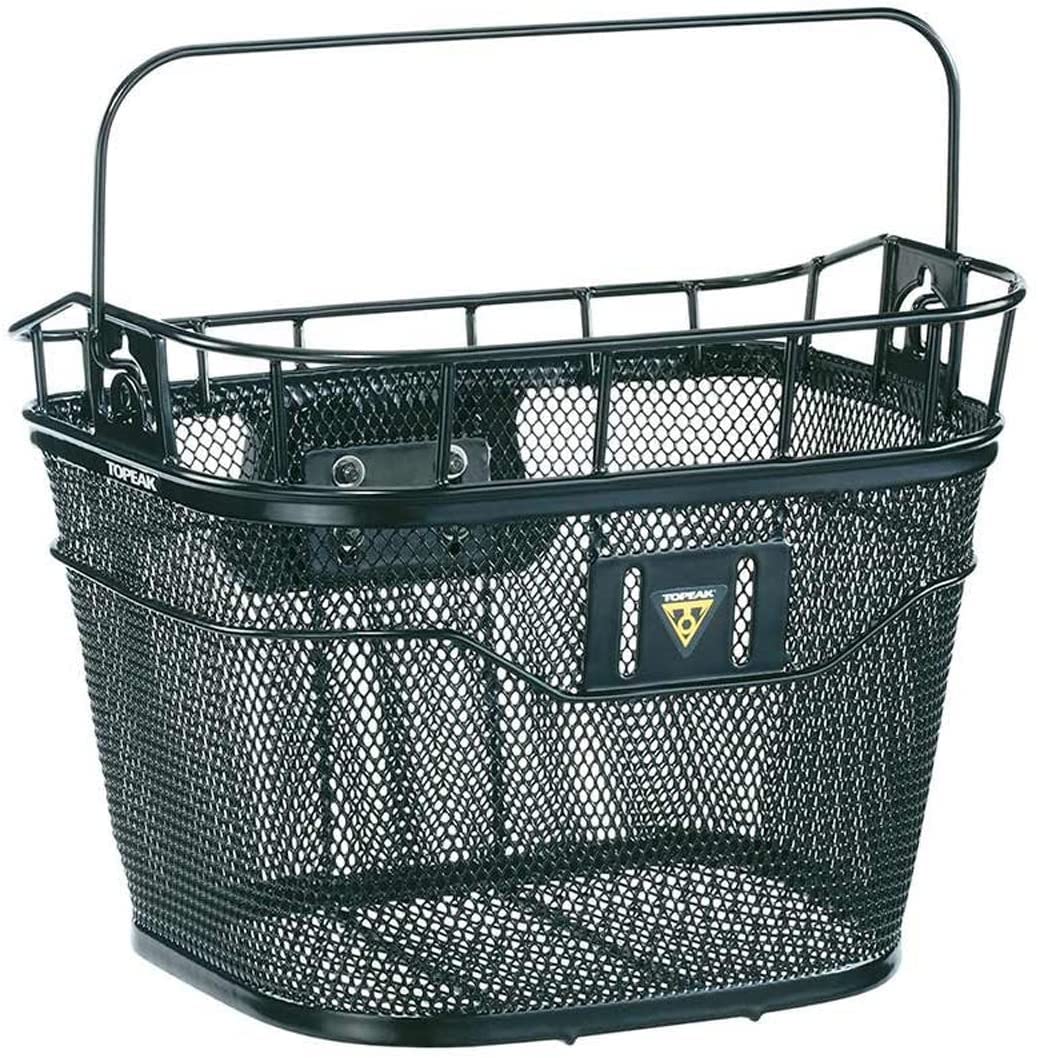 Topeak MTX Front Basket with E-Bike Compatible Mount, Fixer 3e