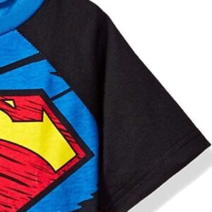 Warner Bros. Toddler Boys Superman Cape T-Shirt Set Blue 3T