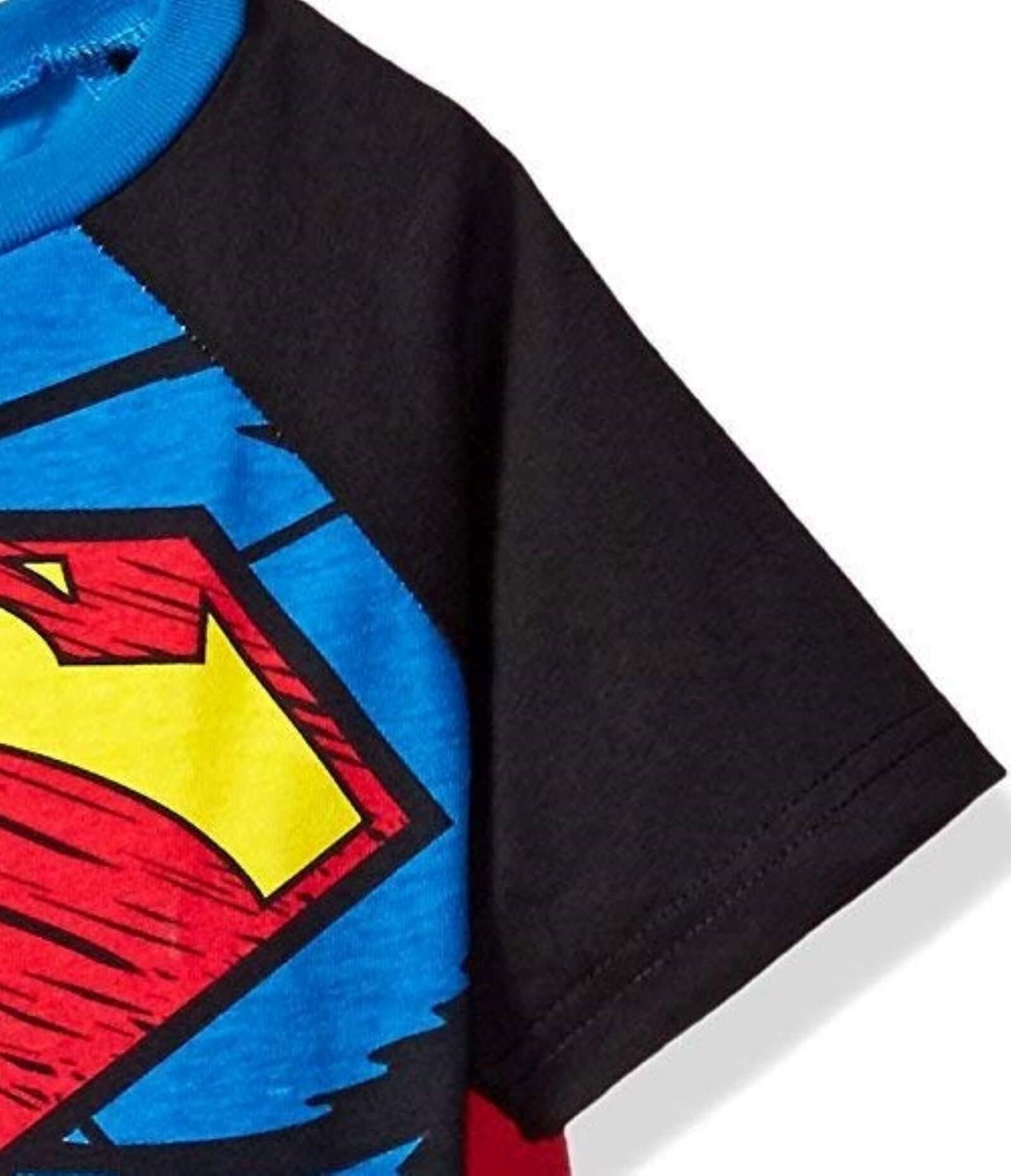 Warner Bros. Toddler Boys Superman Cape T-Shirt Set Blue 3T