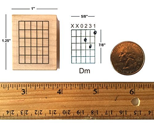 Stampola™ Guitar Chord Stamp (Medium) - 5 Fret