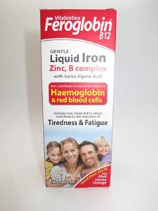 feroglobin vitabiotics -b12 iron supplement liquid 200ml by feroglobin