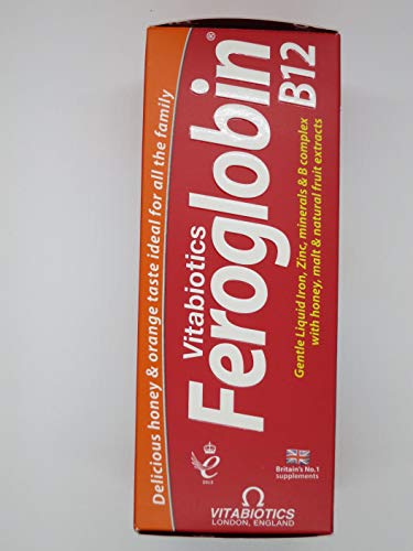 Feroglobin Vitabiotics -B12 Iron Supplement Liquid 200Ml by Feroglobin