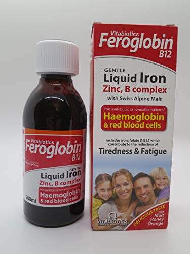 Feroglobin Vitabiotics -B12 Iron Supplement Liquid 200Ml by Feroglobin